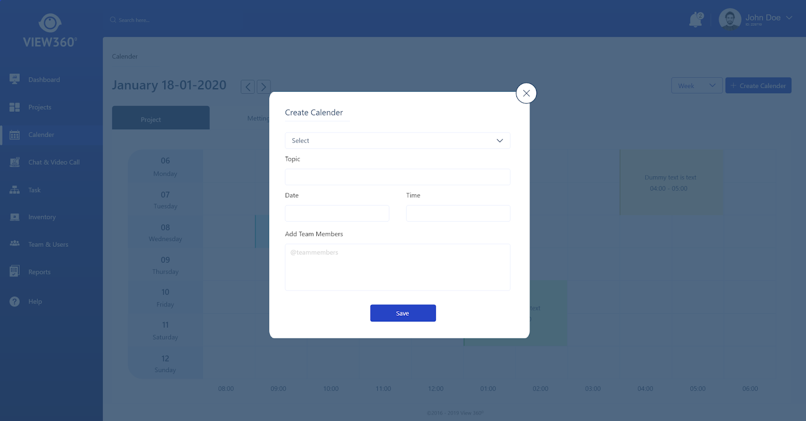 Lead UI/UX: Task Management UI