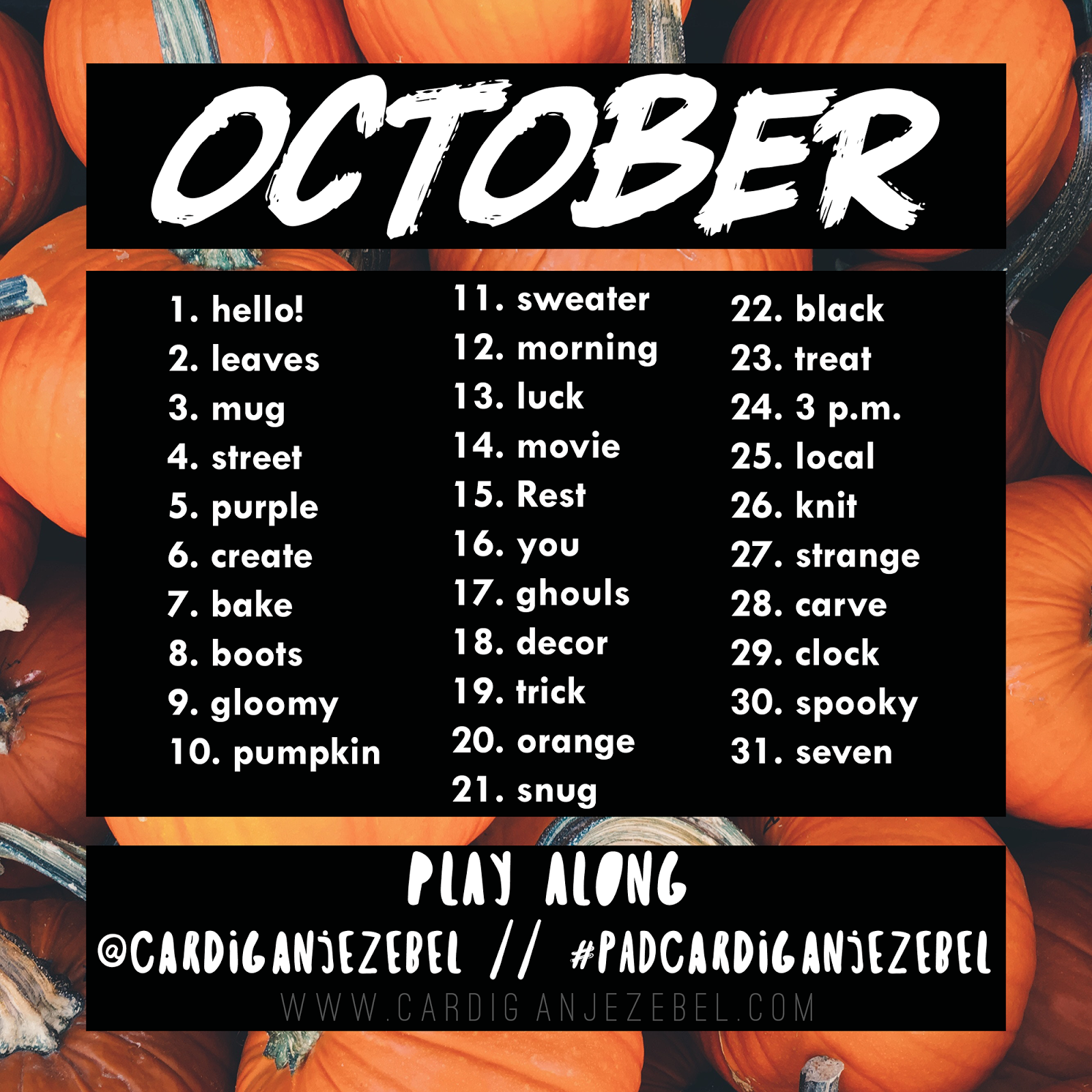 Photo Challenge October 2017 Cardigan Jezebel photo-challenge-october-2017-cardigan-jezebel