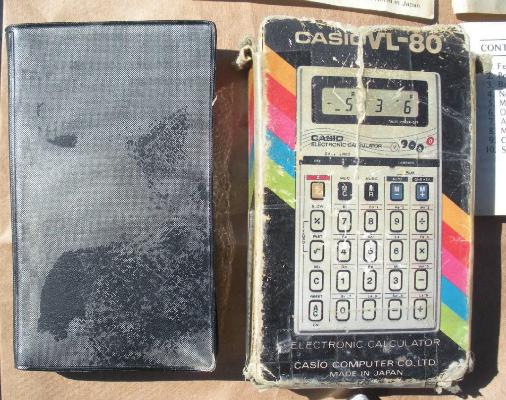 MATRIXSYNTH: Casio VL-80 Pocket Calculator Synthesizer with Original Box