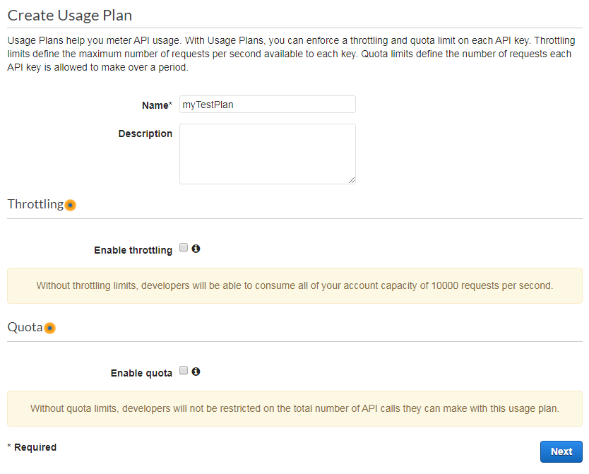 AWS API Gateway: Use API Keys for authentication | GOPI's PORTAL