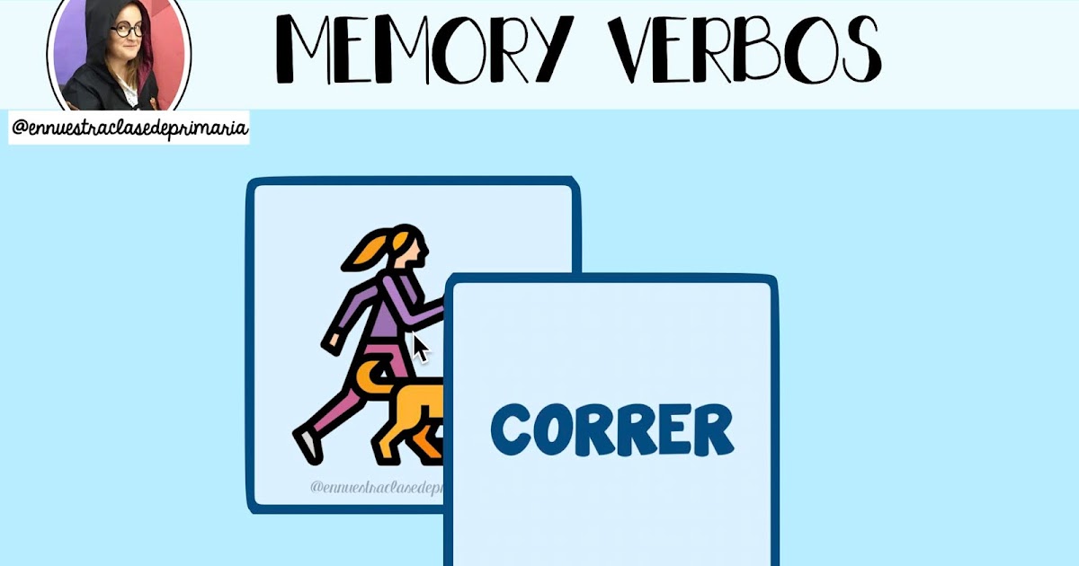 En nuestra clase de Primaria: Memory Verbos (Material gratuito)