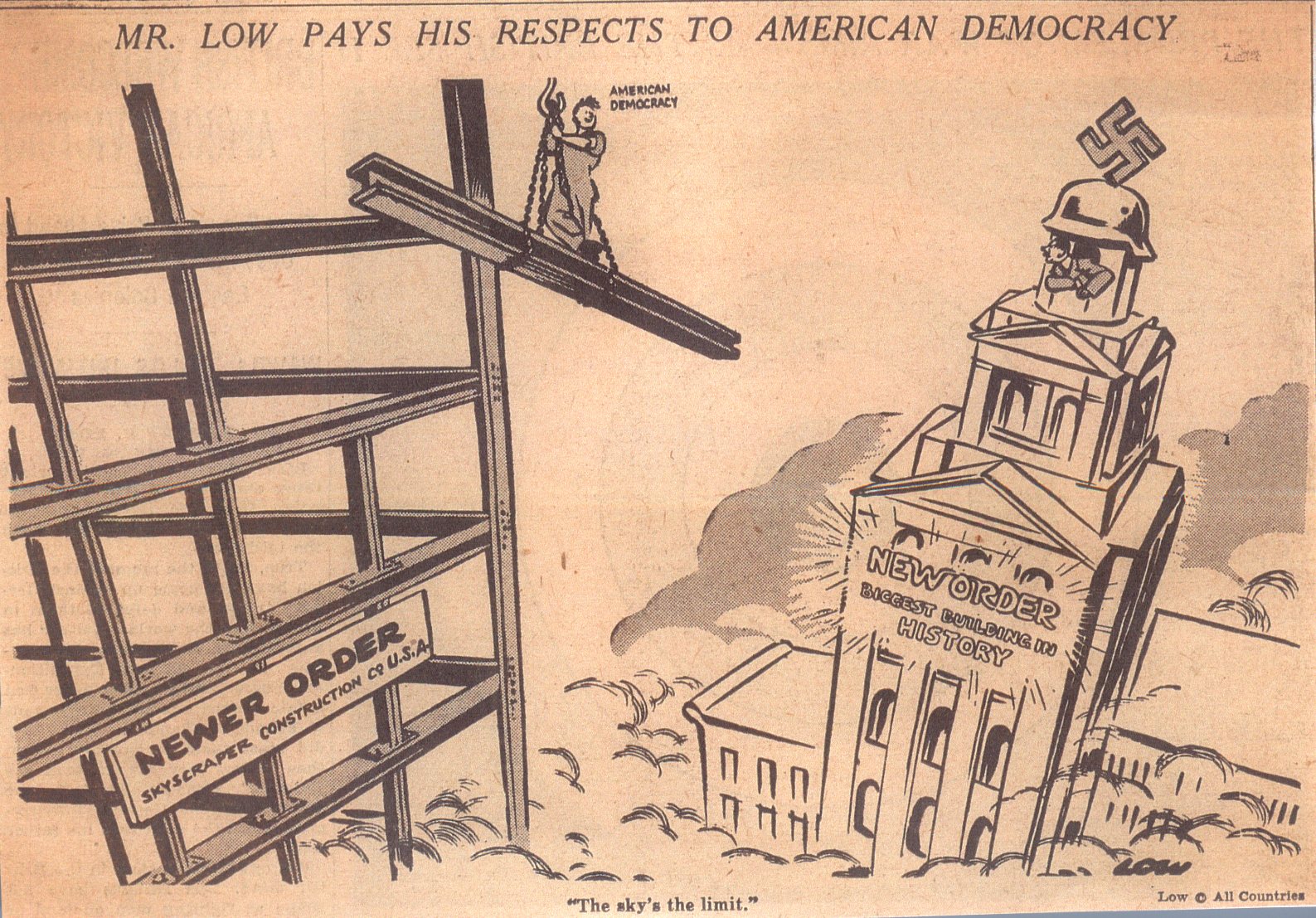 1941-1945. Wartime Political Cartoons