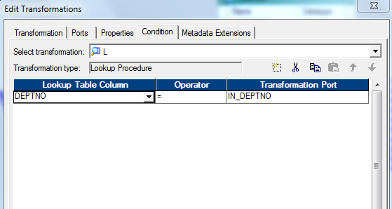 Basic Informatica Tutorial: Lookup Transformation