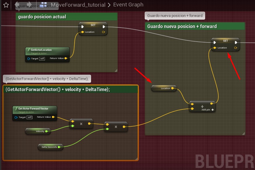 Desarrollo de Videojuegos y diseño3D: Unreal Engine cómo mover hacia ...