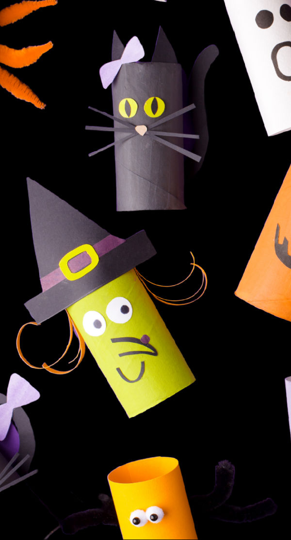 Halloween Tube Crafts