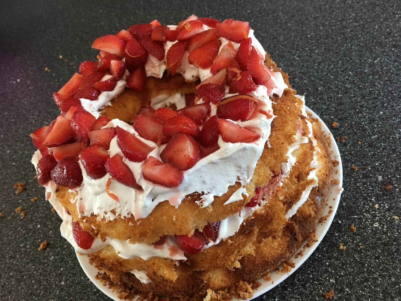 Maman Mélanie cuisine: shortcake aux fraises de ricardo