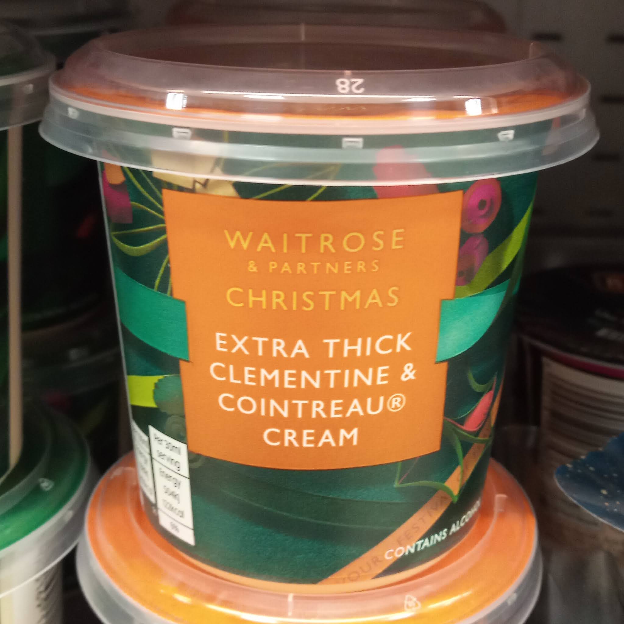 Supersupergirl's Food Reviews: Waitrose champagne and brandy cream ...