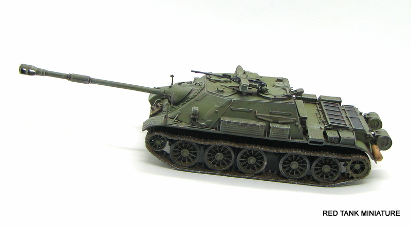 Gulumik Military Models: SU-122-54 early #4 1/72 RED TANK MINIATURE