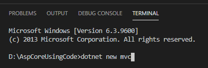 Creating a New Project in ASP .Net Core using CLI, Visual Studio Code ...