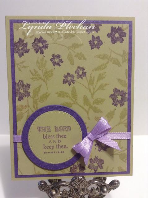 PaperArts Cafe: Easy One Stamp Background