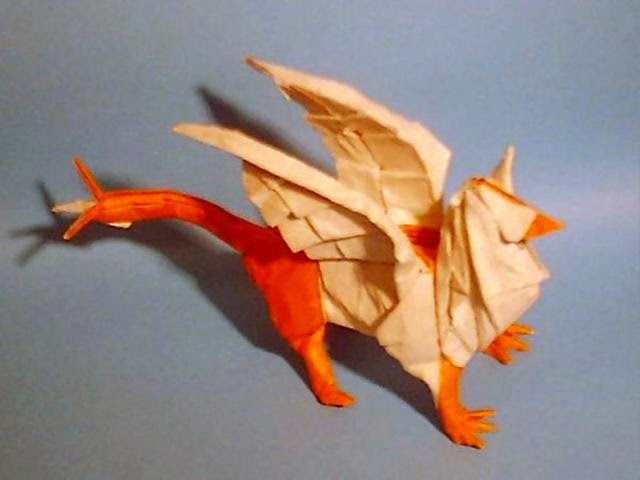 origami griffin ~ 3d origami for kids