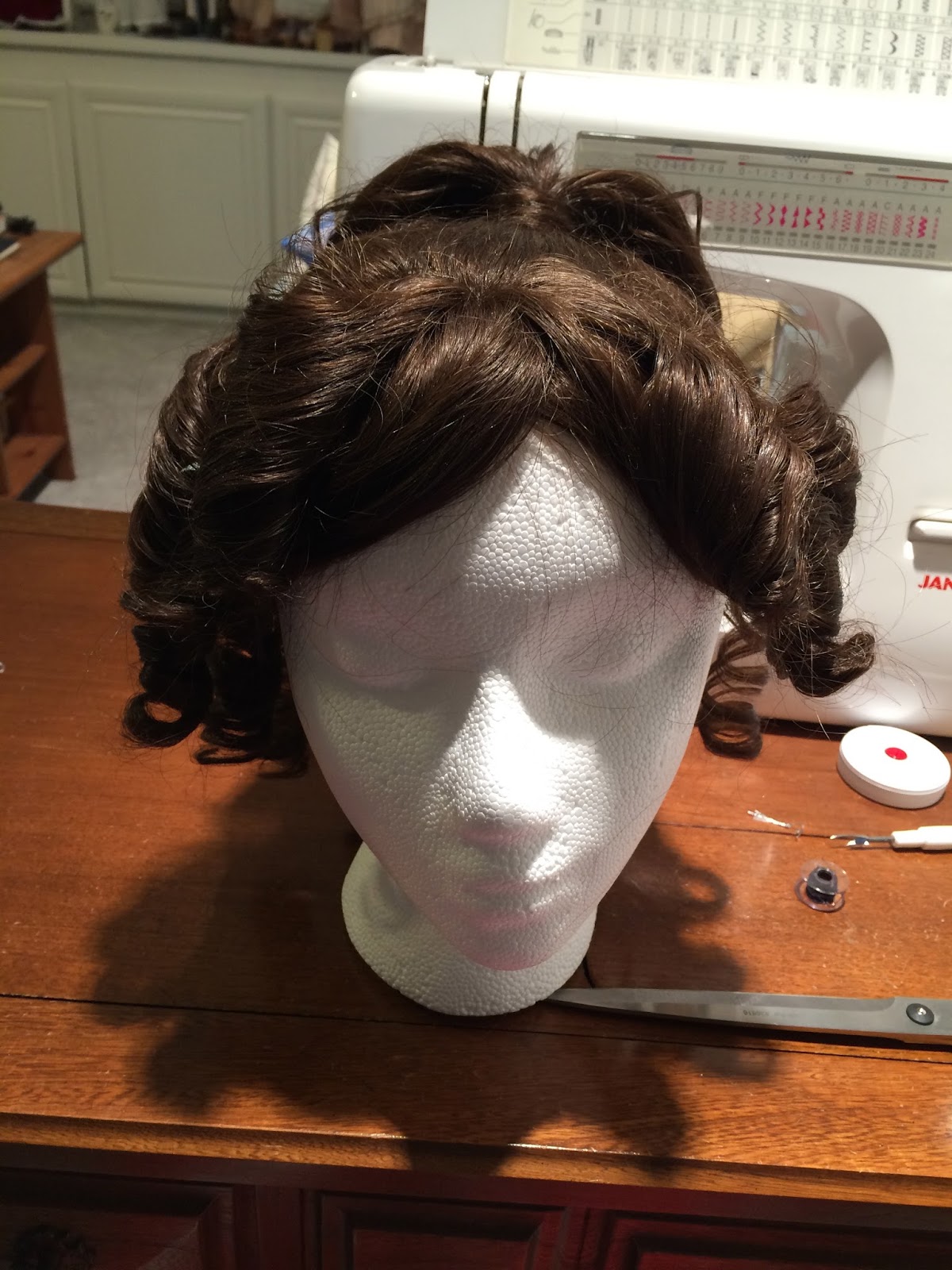 Maggie's Costume Wardrobe: Regency wig