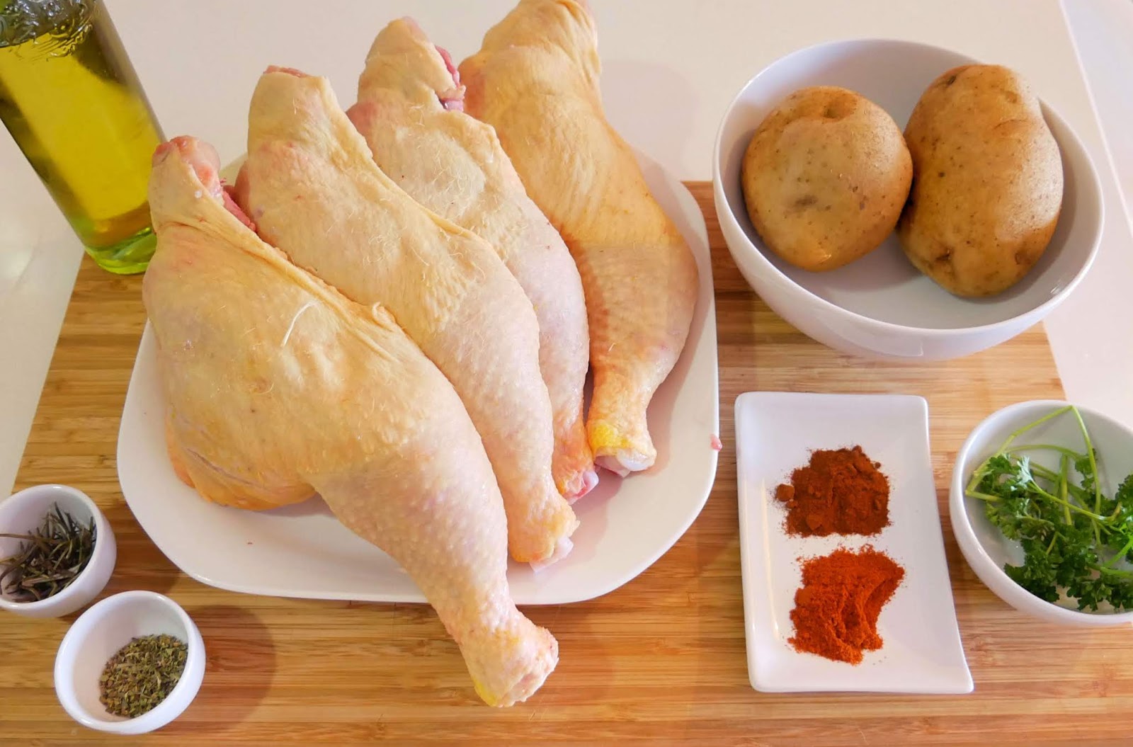 POLLO ADOBADO al HORNO 😋🍗(con patatas)🍗😋