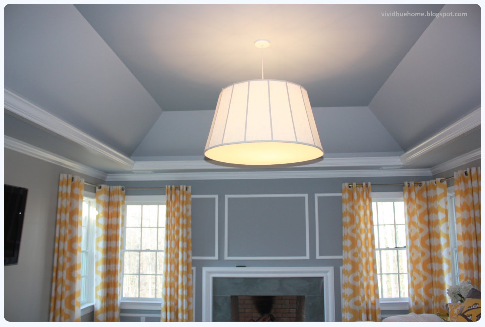 Vivid Hue Home: Sky's The Limit- Painted Ceilings