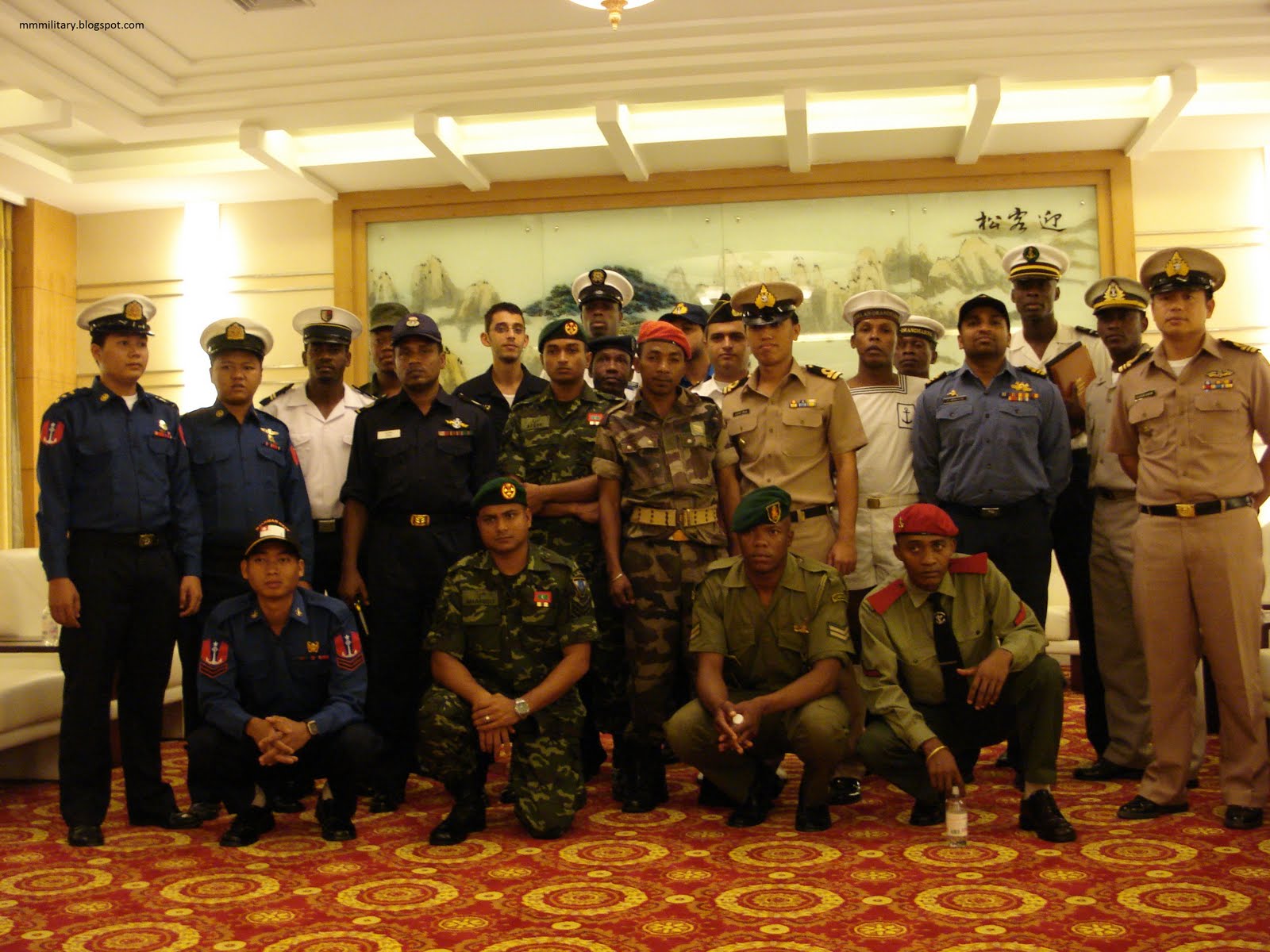 Myanmar Defence Weapons: Myanmar Navy Officers