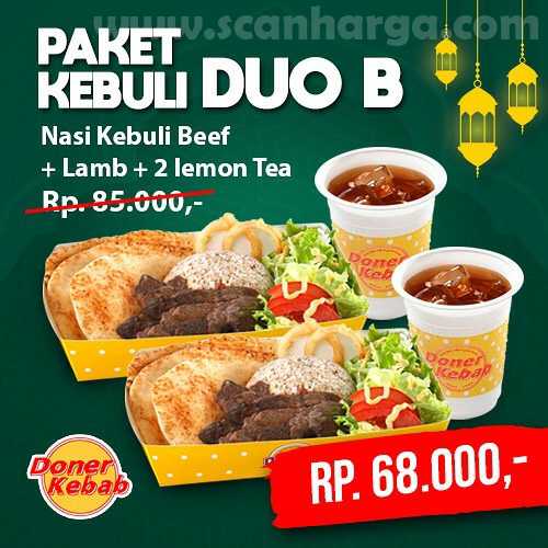 Promo Doner Kebab Paket Kebuli Dou Harga mulai 60 Ribuan! - scanharga