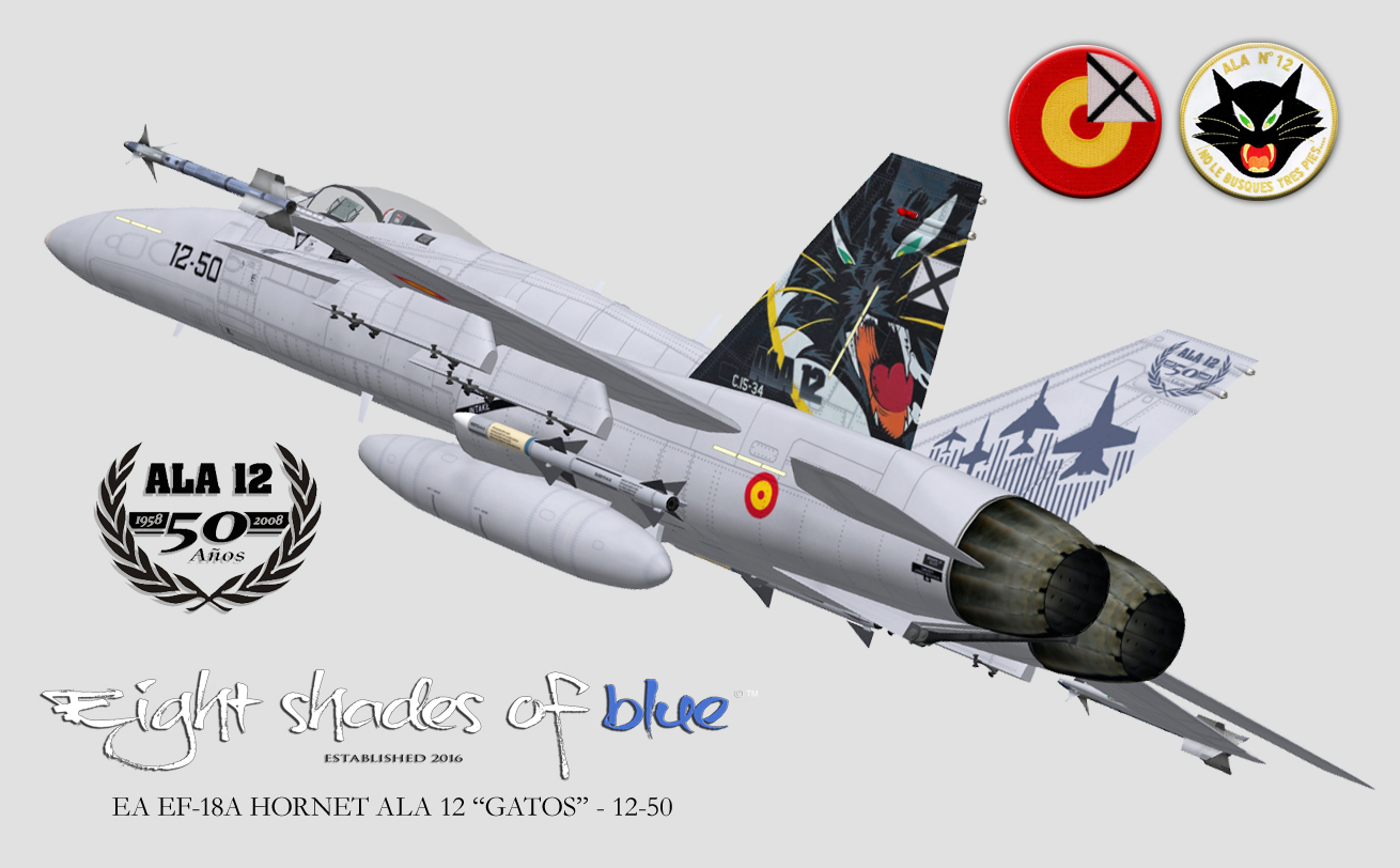 Eight Shades of Blue: Ejército del Aire Ala 12 EF-18A Hornet