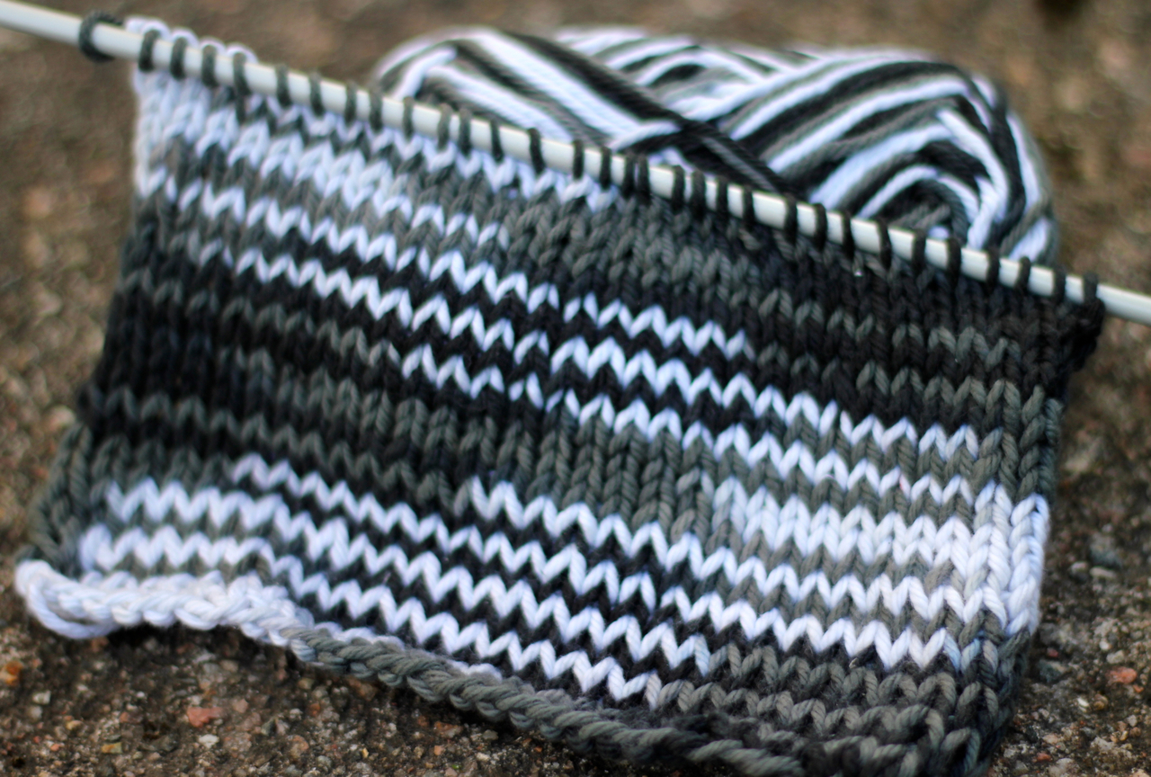 Välkommen till bloggen Stickning och Virkning: Stickad grytlapp