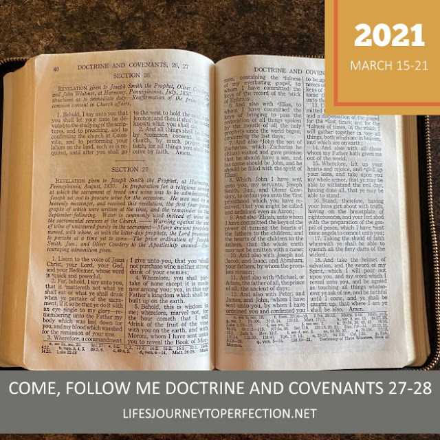Life's Journey To Perfection: Come, Follow Me 2021 Doctrine and ...