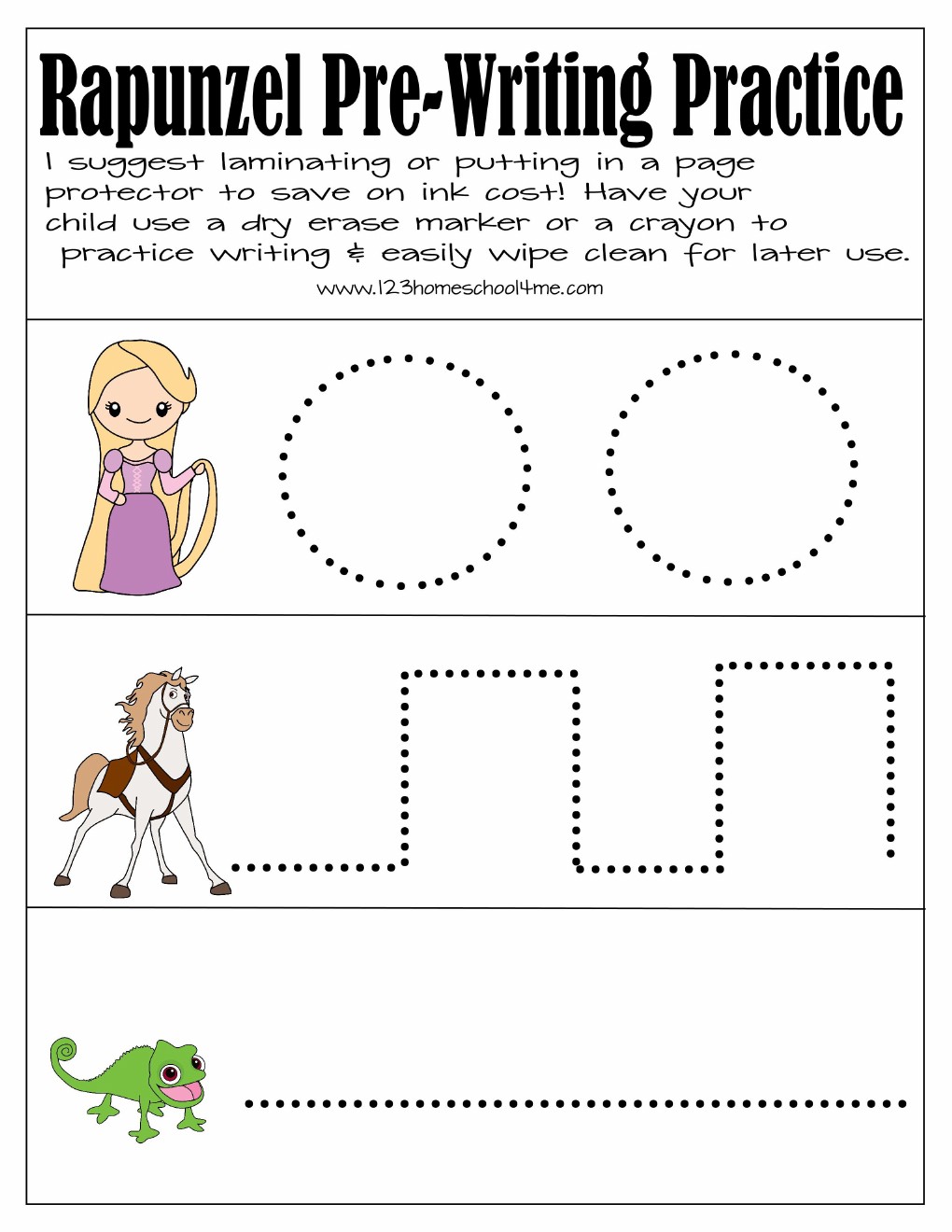 Rapunzel Pack Complete PDF For Kids