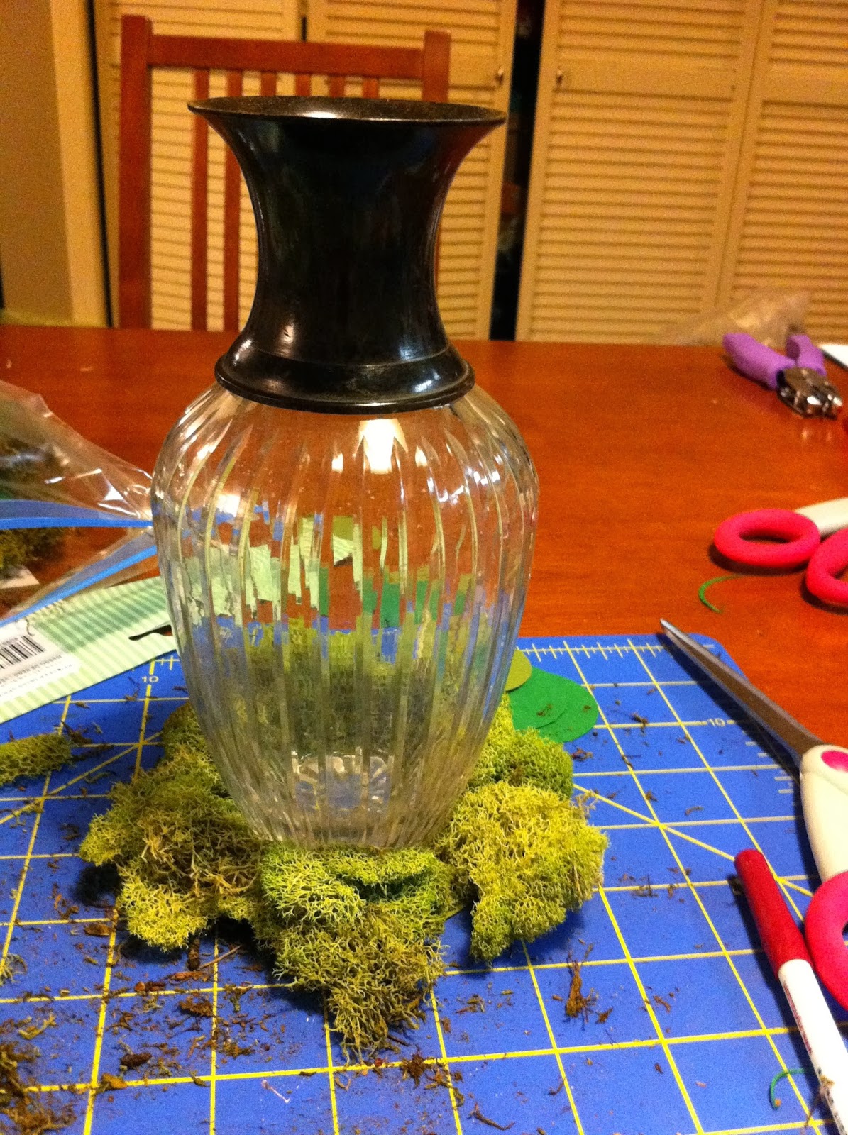 The Nattie Bug: Our Homemade Centerpieces