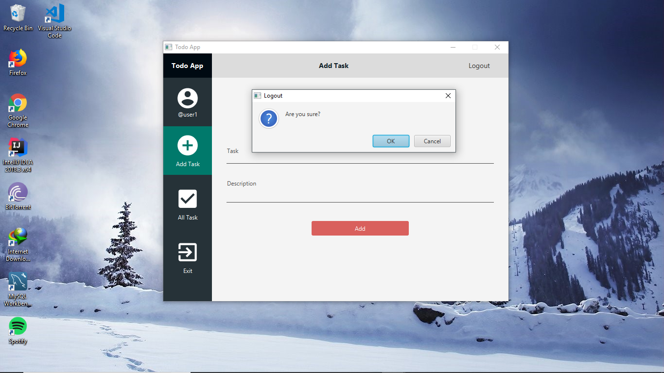 Aplikasi Desktop JavaFX Todo App
