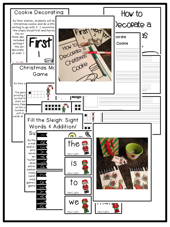Mrs. Wheeler's First Grade Tidbits: 'Twas the Day Before Christmas Break...