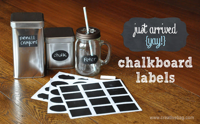 the creative bag blog: Chalkboard labels & inspiration and Lorrie ...