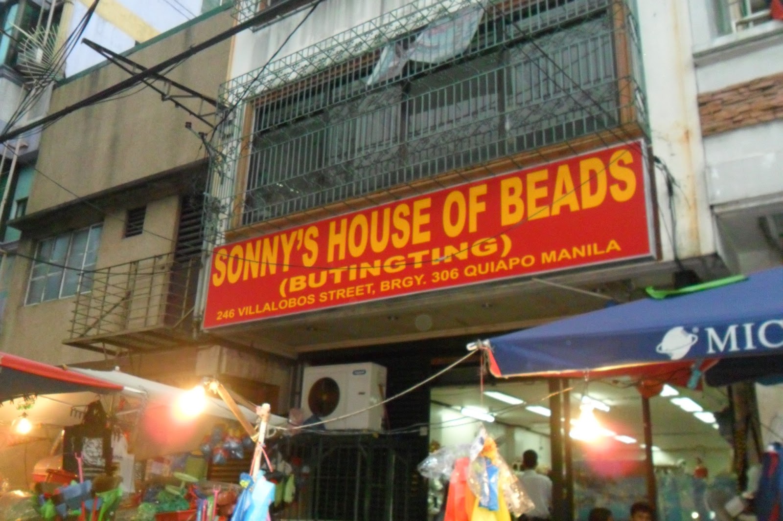 Craftaholic Pinay: Bead Haven: Villalobos Street Quiapo