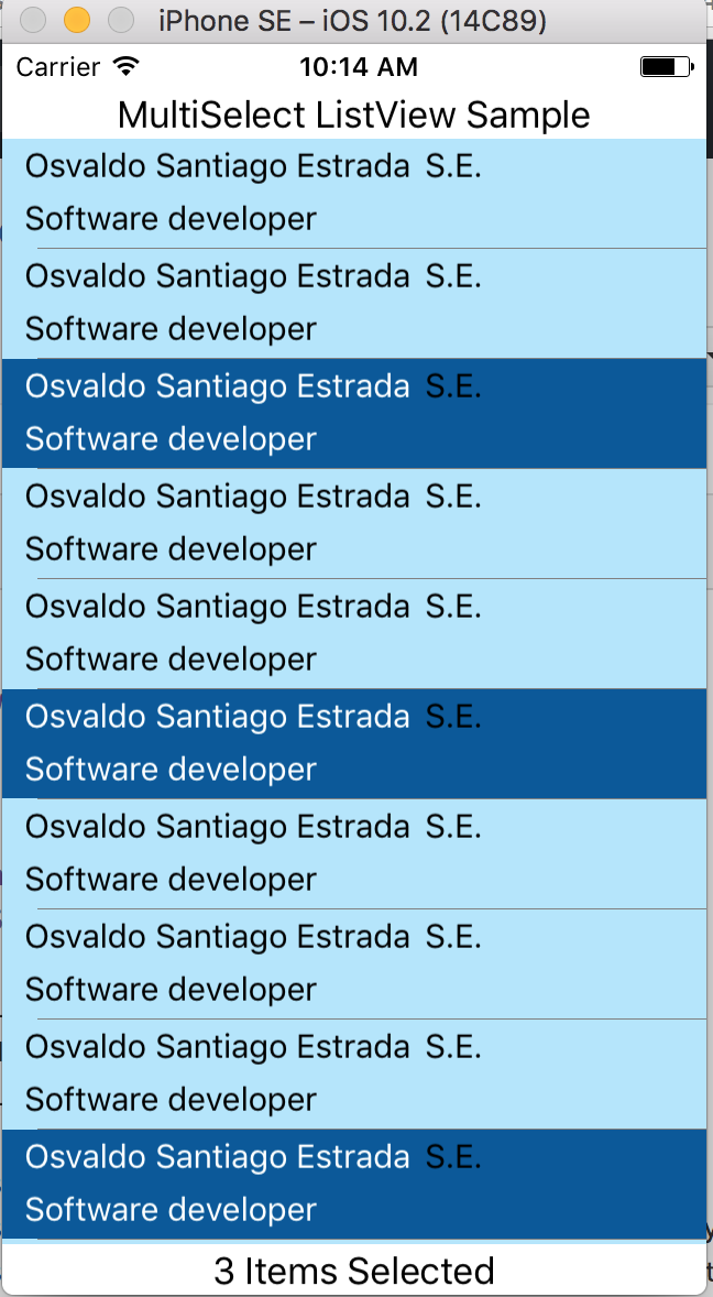 MultiSelect Listview Xamarin.Forms