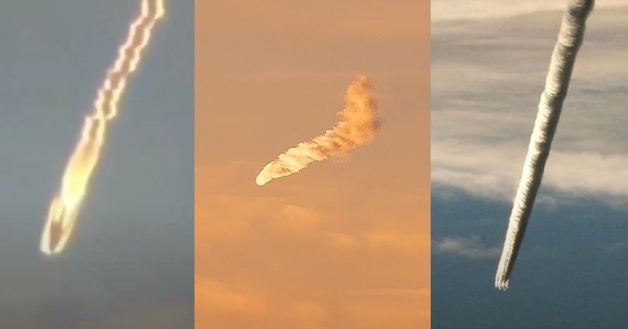 Strange Slow Moving Flaming Objects Fall From The Skies
