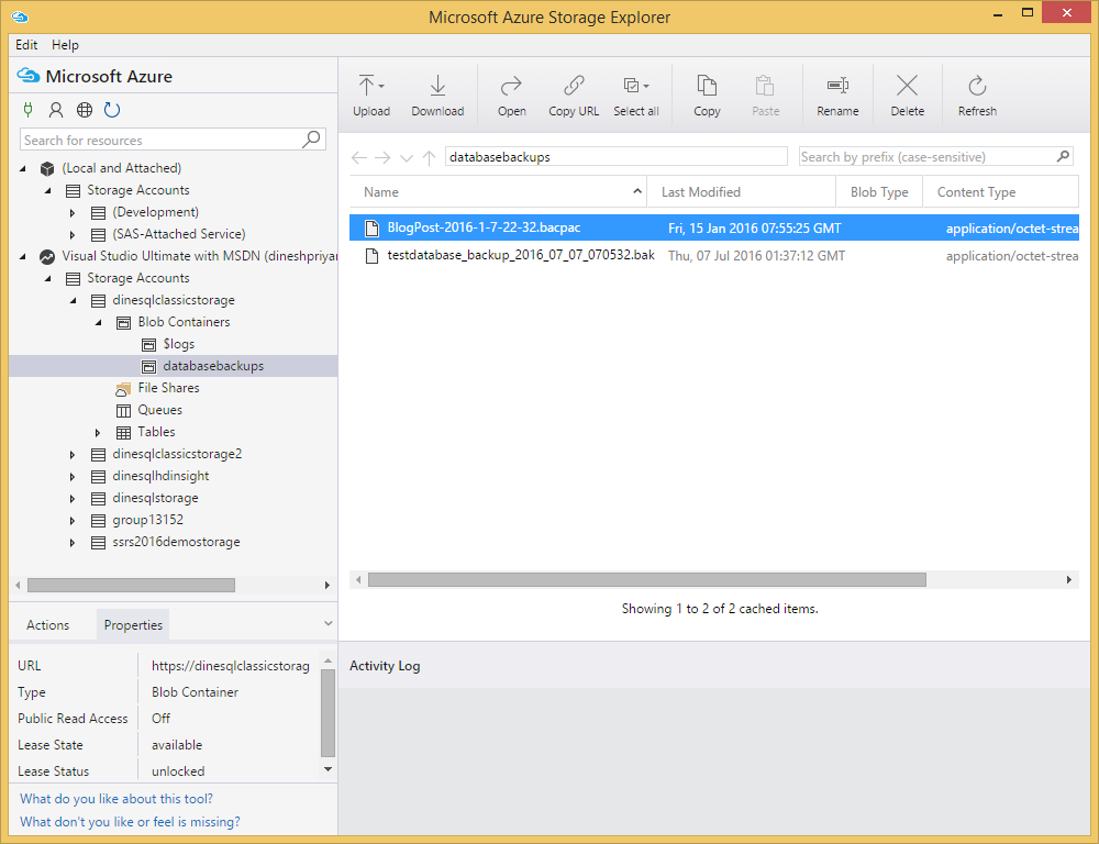 Dinesh's Blog :::: Being Compiled ::::: Microsoft Azure Storage ... Dinesh's Blog :::: Being Compiled ::::: Microsoft Azure Storage ...