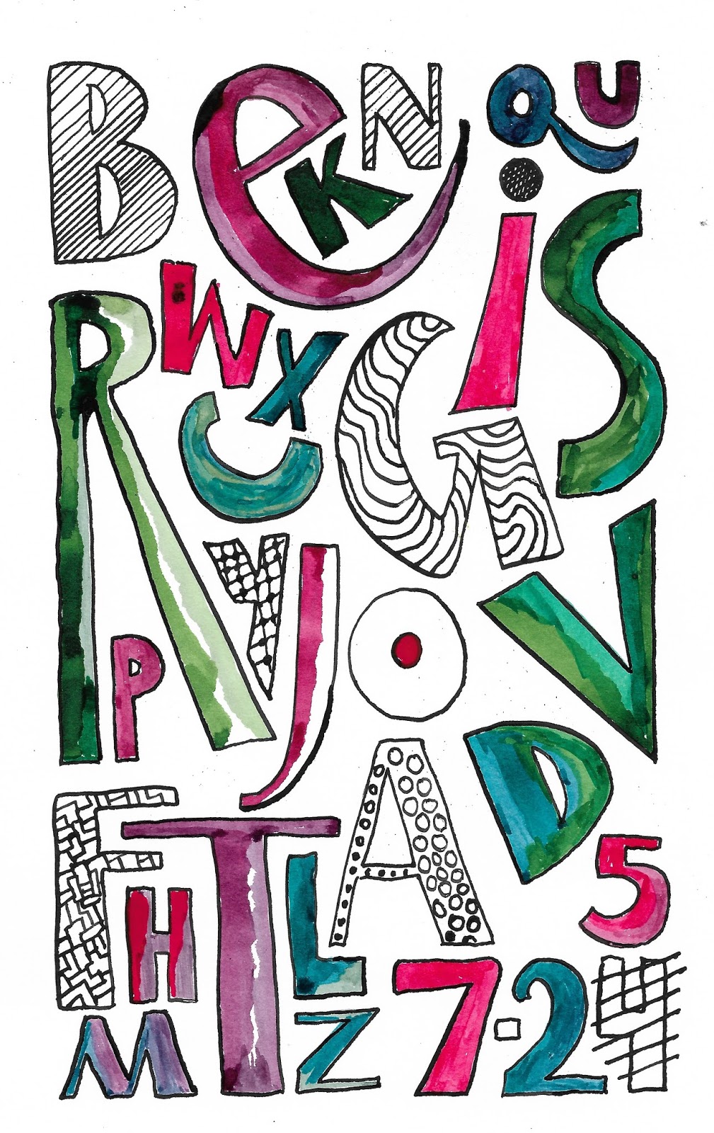 Art With a Needle: Checking in on calligraphy 1