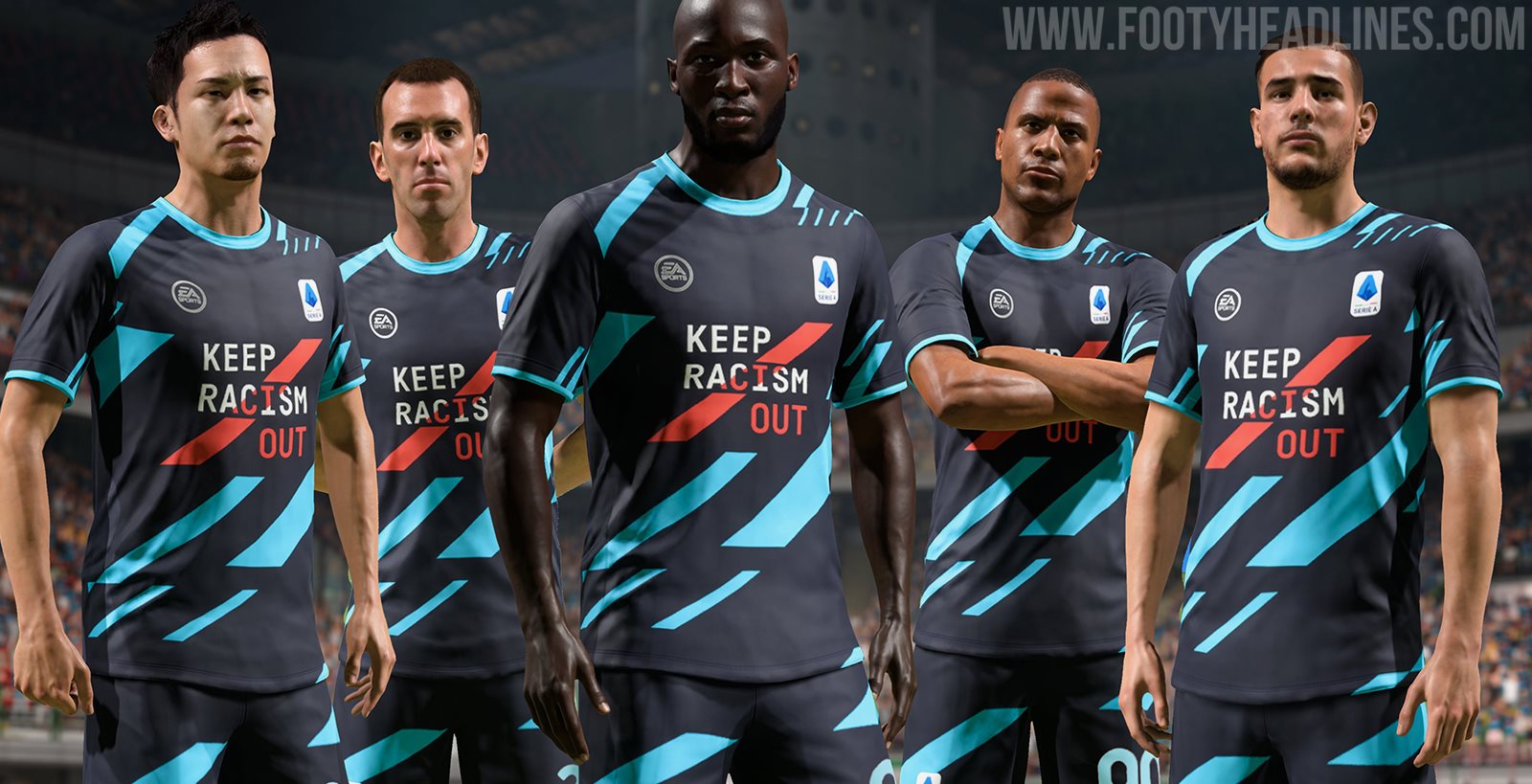 Serie A Keep Racism Out Kit Released - Footy Headlines