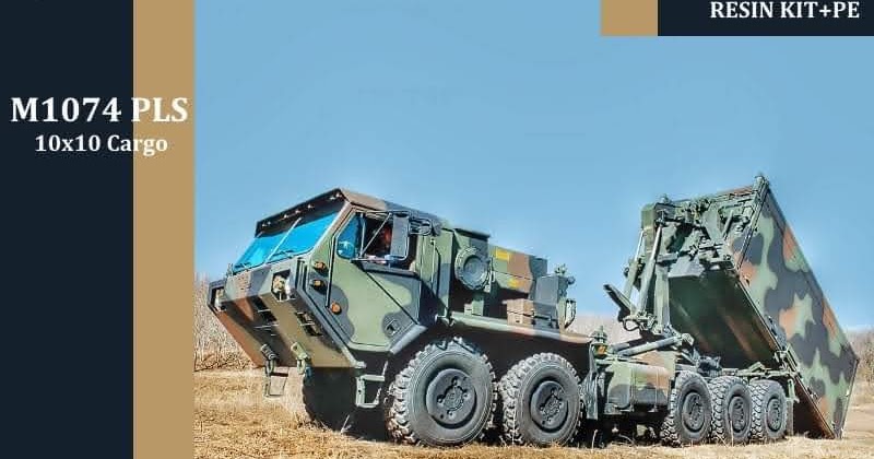 Apuntes de Modelismo: M1074 PLS cargo truck by W-Model