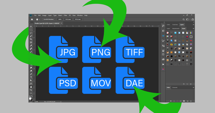 Dezigneasy Couple Of Ways To Open A Single File In Photoshop