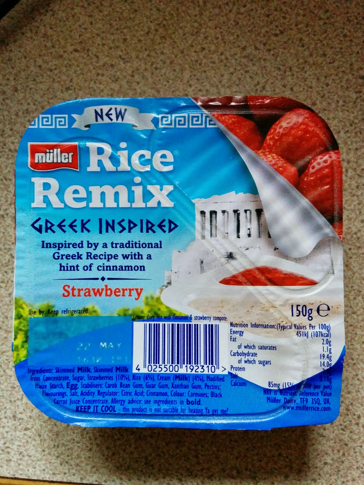Muller Rice Remix Greek Inspired Strawberry Review