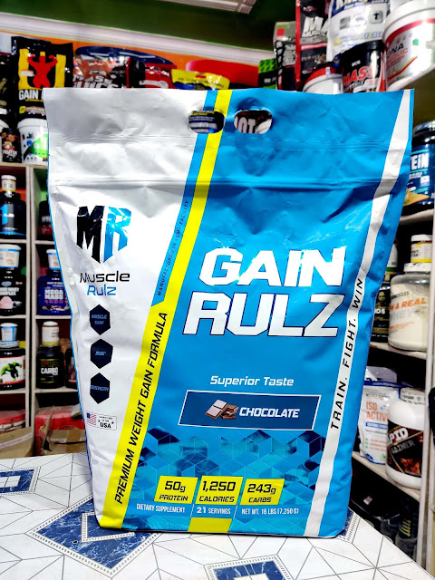 Muscle Rulz Gain Rulz Mass Gainer 16 lbs, 7.25 Kg - NCRFS