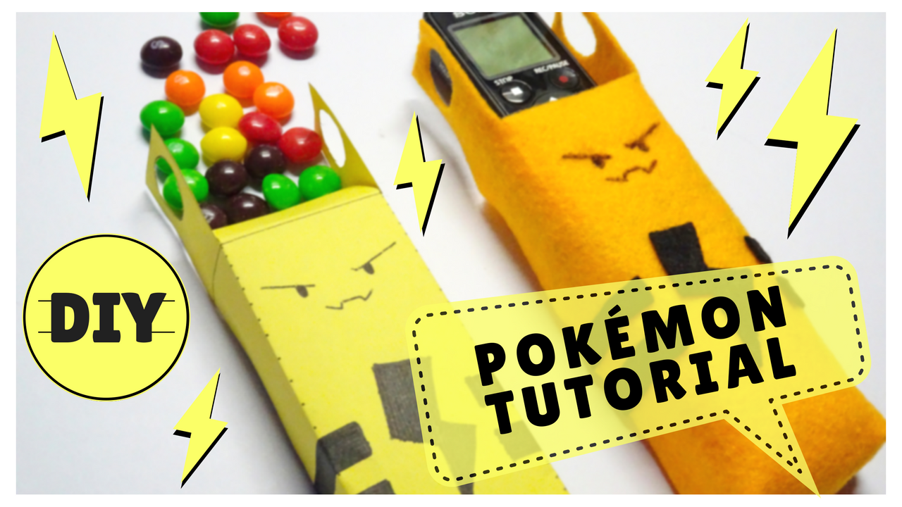 Pokémon Tutorial: Elekid Paper Box & Case (With Printable) - Koori Style