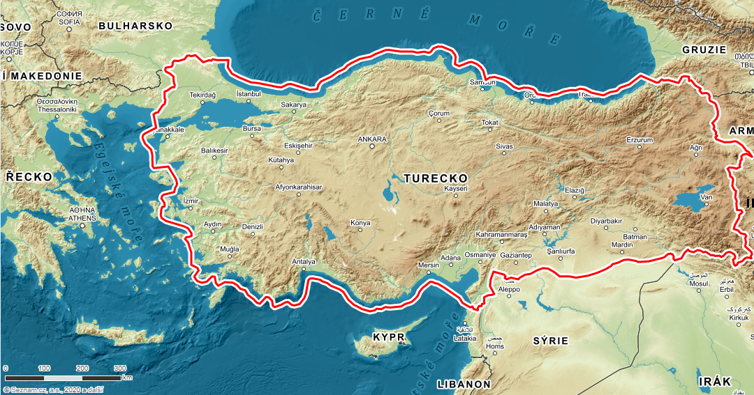 Kdo jsou sousedé Turecka?