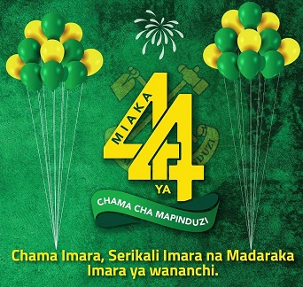 HISTORIA YA CCM TANGU TANU NA ASP HADI KUFIKIA MIAKA 44 YA KUASISIWA ...