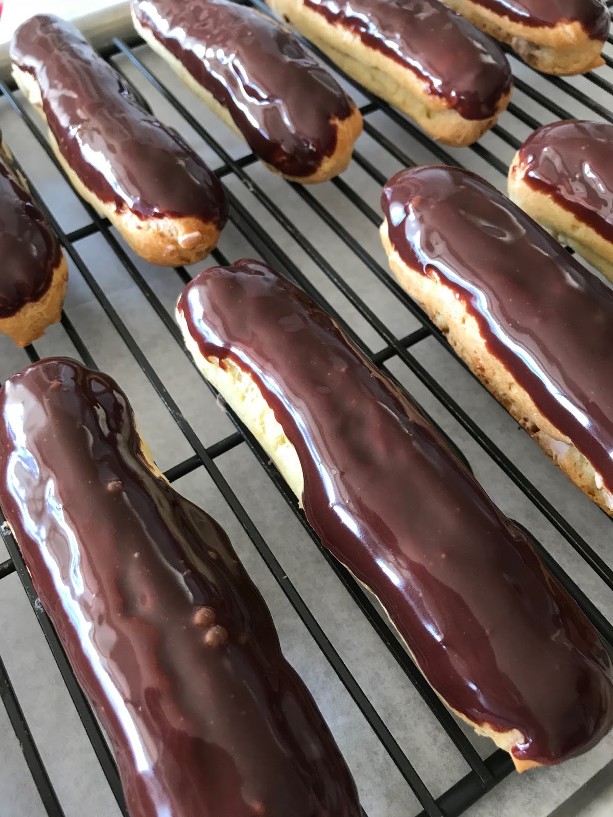 Parisian Chocolate Eclairs - Purple Chocolat Home