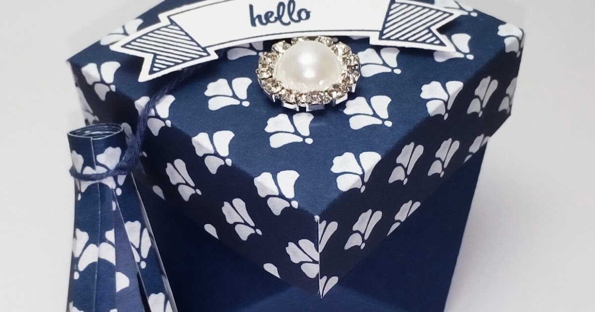 Positively papercraft: Faceted Diamond Gift Box