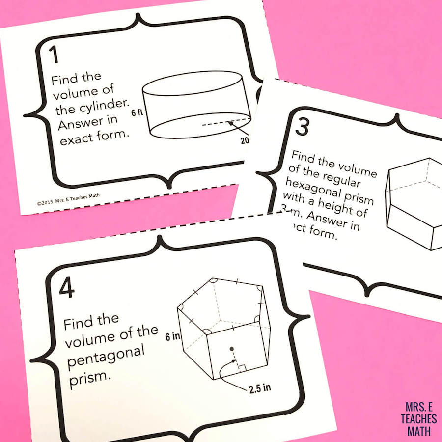 12 Ideas for Teaching Surface Area and Volume | Mrs. E Teaches Math