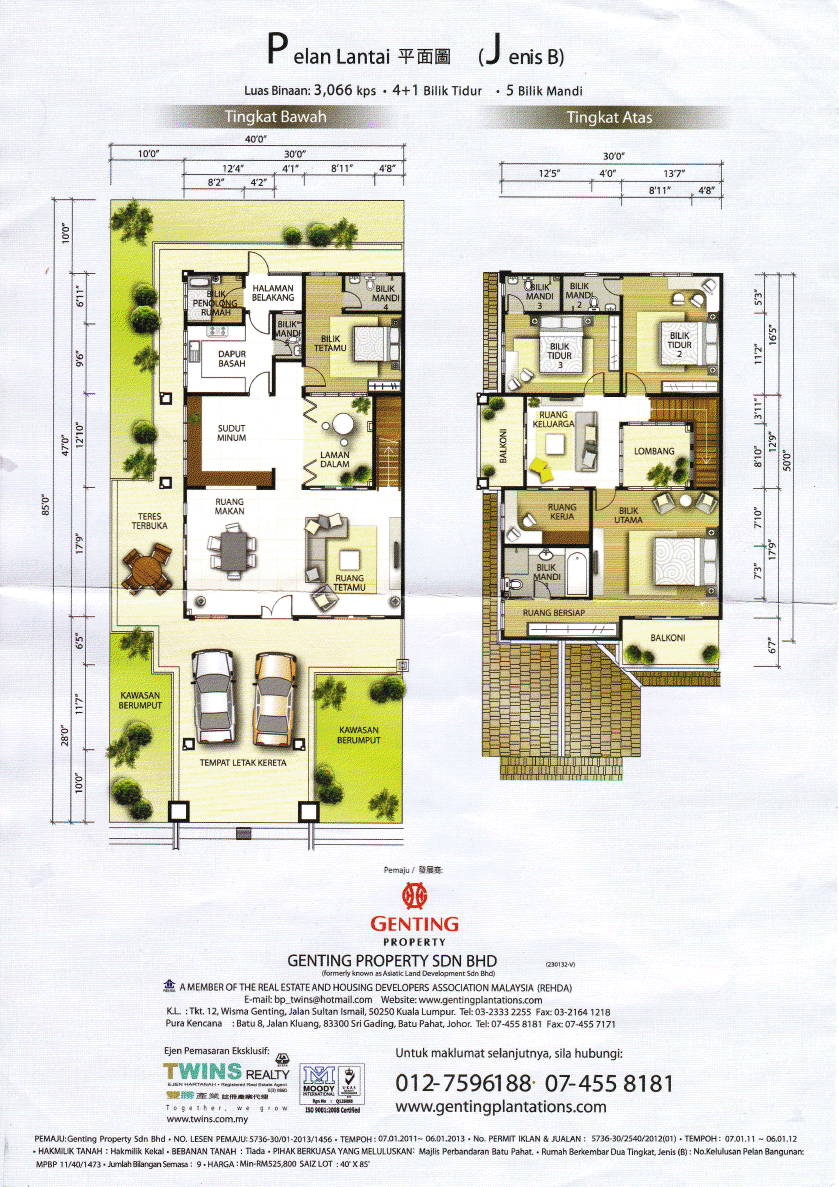 DrEaM StOrY: plan for houses and shophouses at pura kencana / map for ...