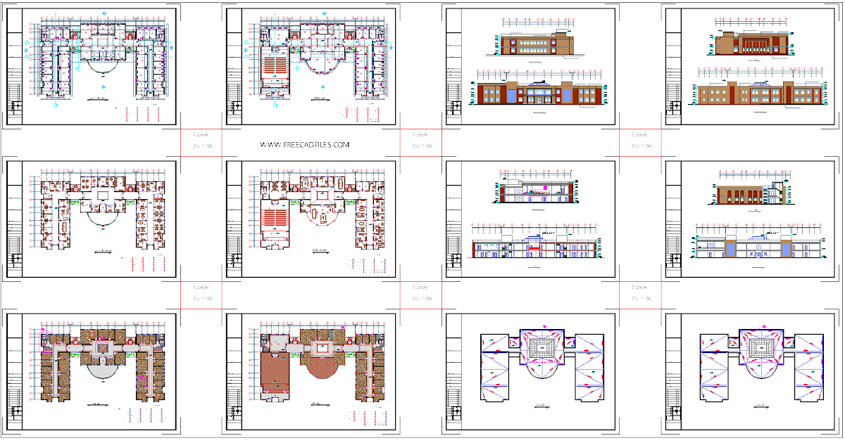 Office Building DWG Plan
