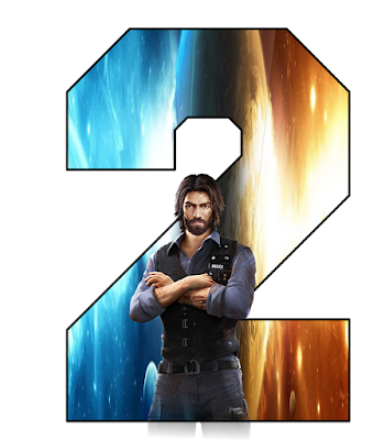 Kits imprimibles gratis : Números para imprimir Free Fire