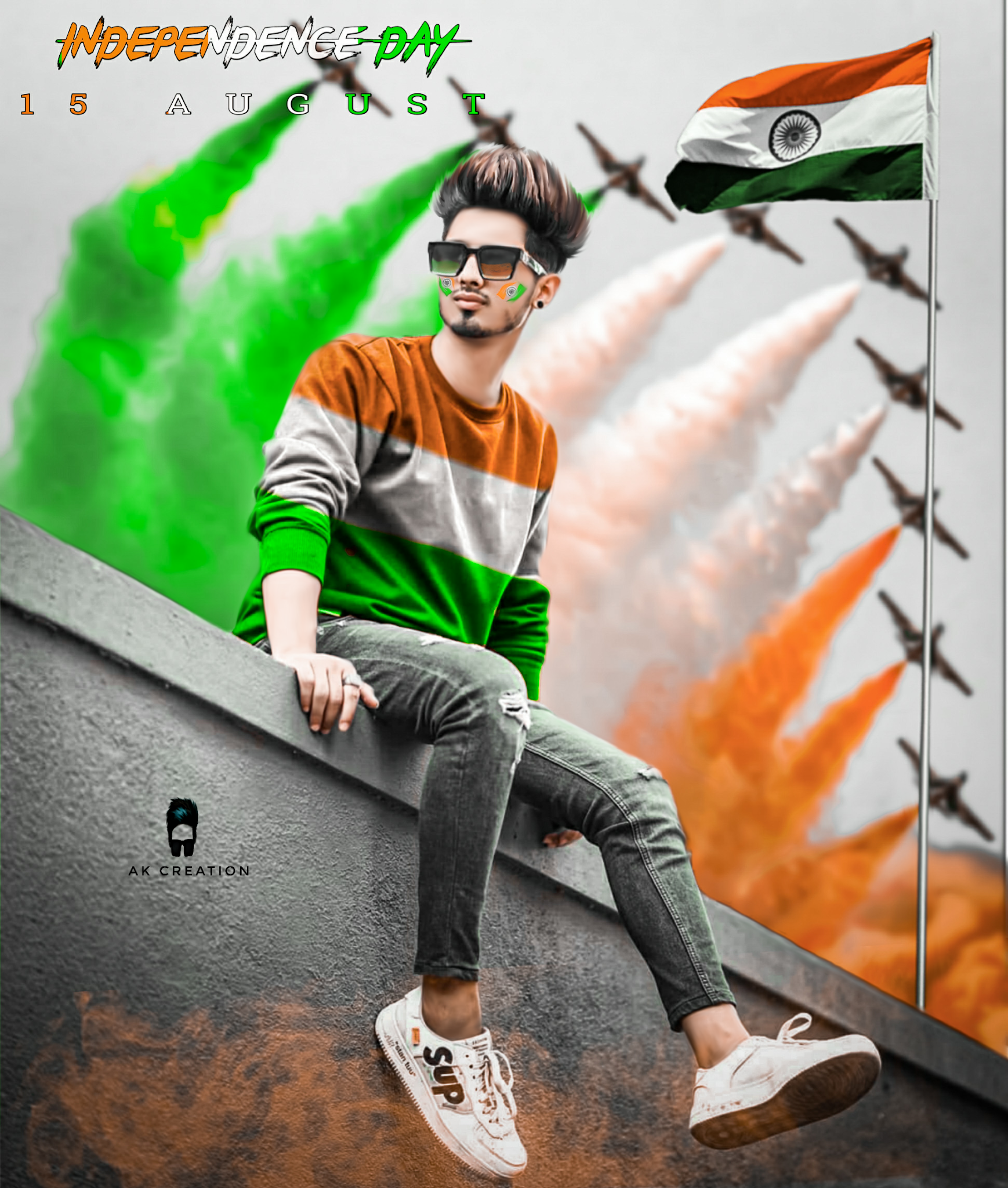 Picsart Happy Independence Day Photo Editing India 2020 | 15 August ...