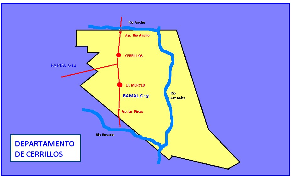 cronicas e historias ferroviarias: DEPARTAMENTOS SALTEÑOS - CERRILLOS